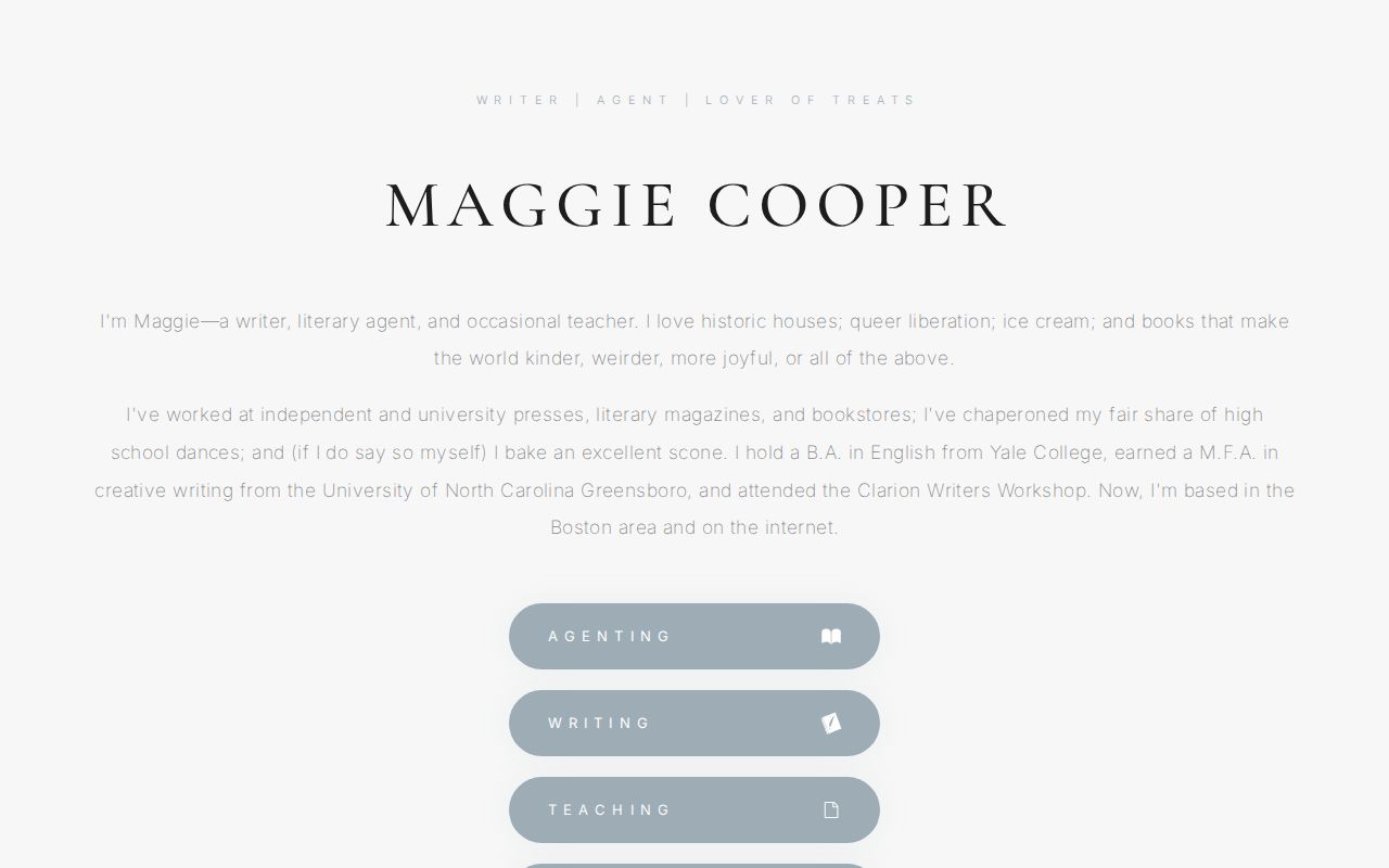 Maggie Cooper Likes Books